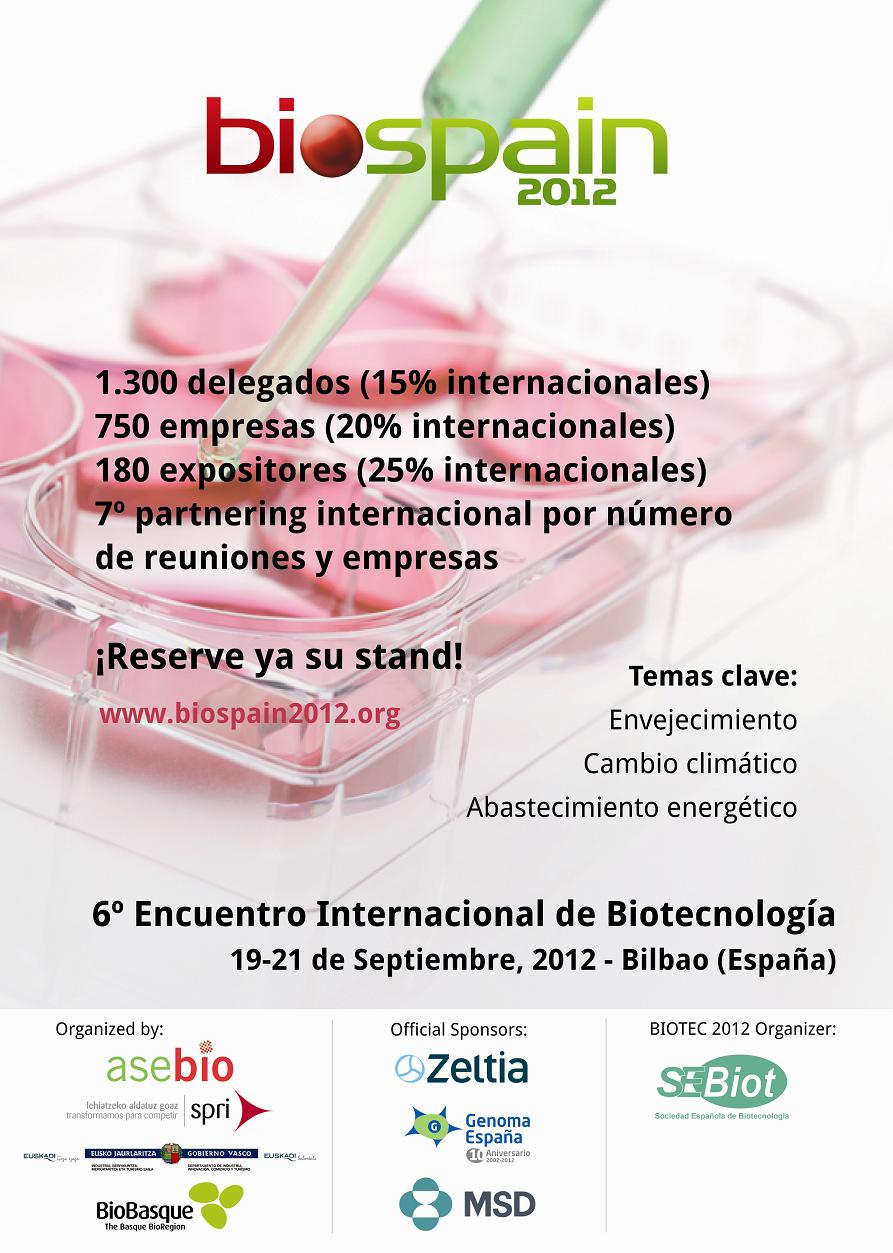 BioSpain 2012 | AseBio - Asociación Empresas Biotecnología